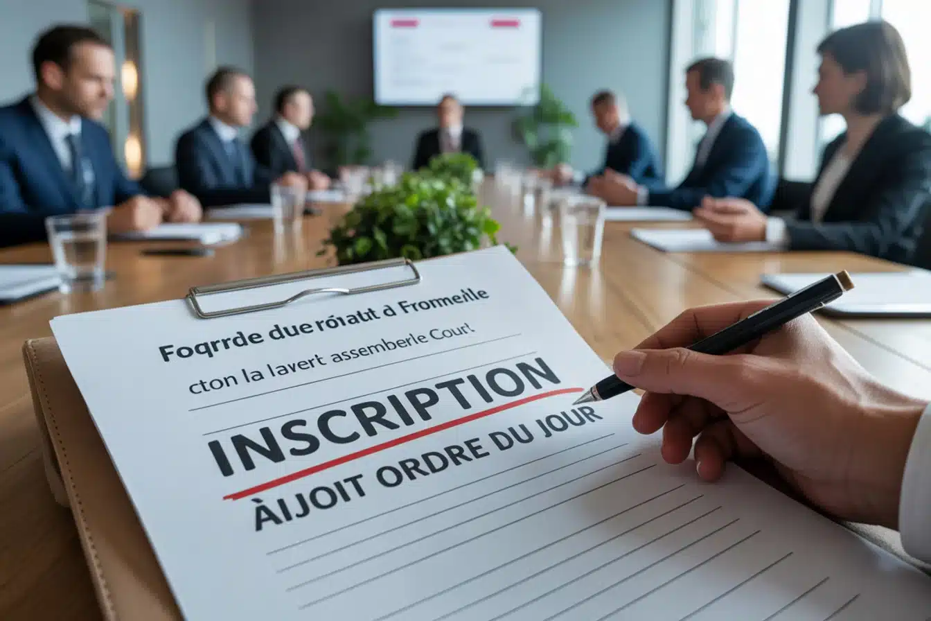 Inscription à l'ordre du jour d'une cal : guide complet pour réussir ...